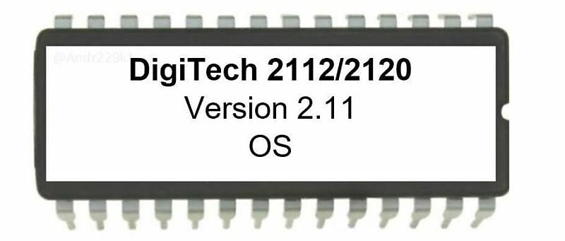 Digitech 2112 2120 Artist OS V 2.11 Latest Update Upgrade | Reverb