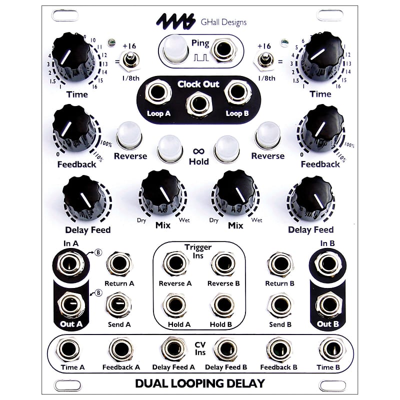 4ms Dual Looping Delay - Effect Modular Synthesizer | Reverb