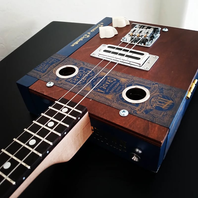 Smokin G Guitars 3 String Electric Cigar Box Guitar 2022 | Reverb