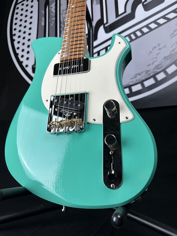 Moon Guitars Custom Shop Troublemaker 2022 - Seafoam | Reverb
