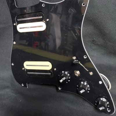 Loaded dual rails pickups pickguard with kill switch | Reverb