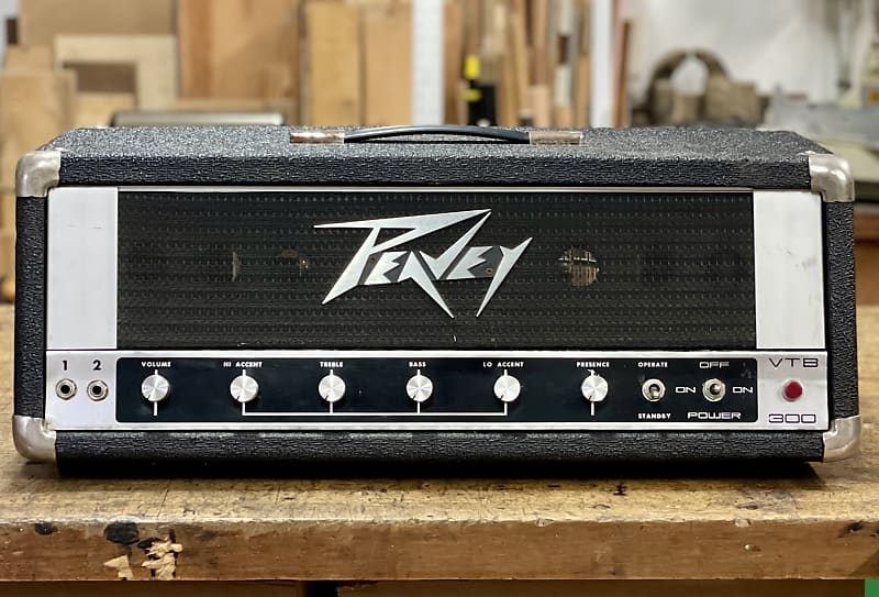Vintage 1969 Peavey VTB-300 tube bass head | Reverb