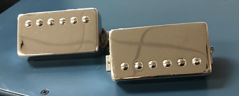 Gibson- Burstbucker #2 & Burstbucker #3, pair, nickel covers | Reverb