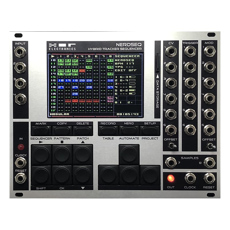 XOR Electronics NerdSeq Eurorack Tracker Sequencer Module | Reverb