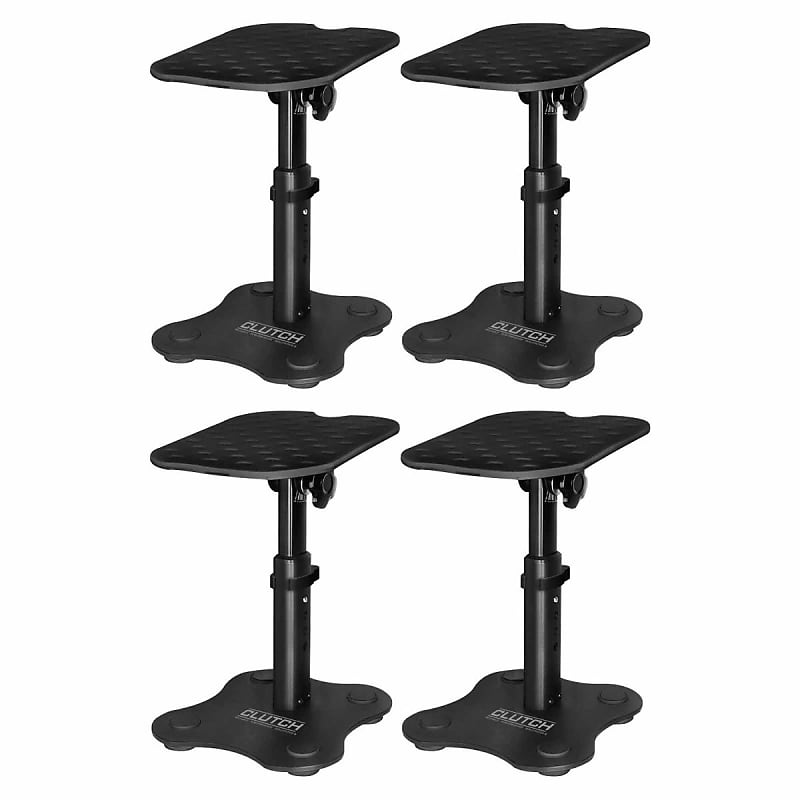 Professional Desktop Studio Monitor Speaker Stands Black 4 | Reverb