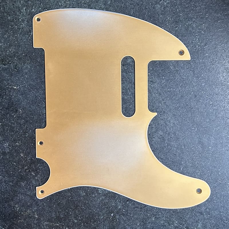Gold Anodized Aluminum Relic Telecaster Pickguard (5 Hole) | Reverb