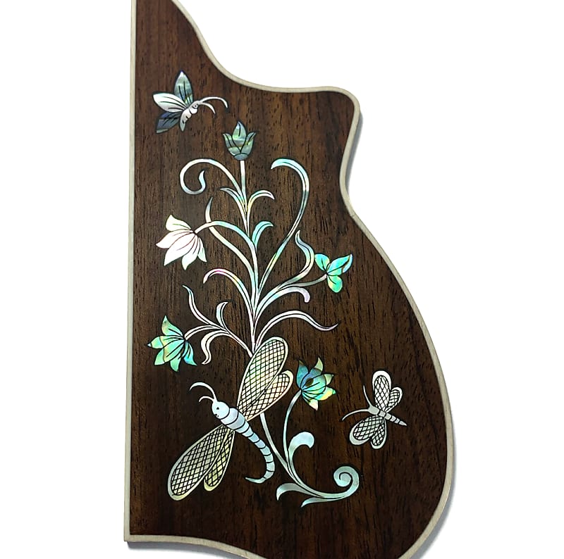 F5 Mandolin Rosewood Pickguard, MOP & Abalone Inlay, Bruce | Reverb