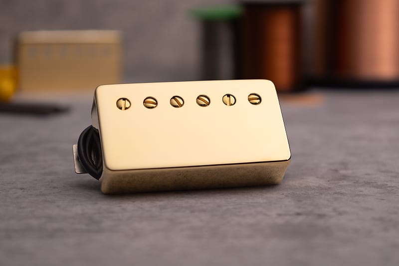 Tonerider Panama Humbucker pickup Bridge (Standard 50mm)/Gold | Reverb