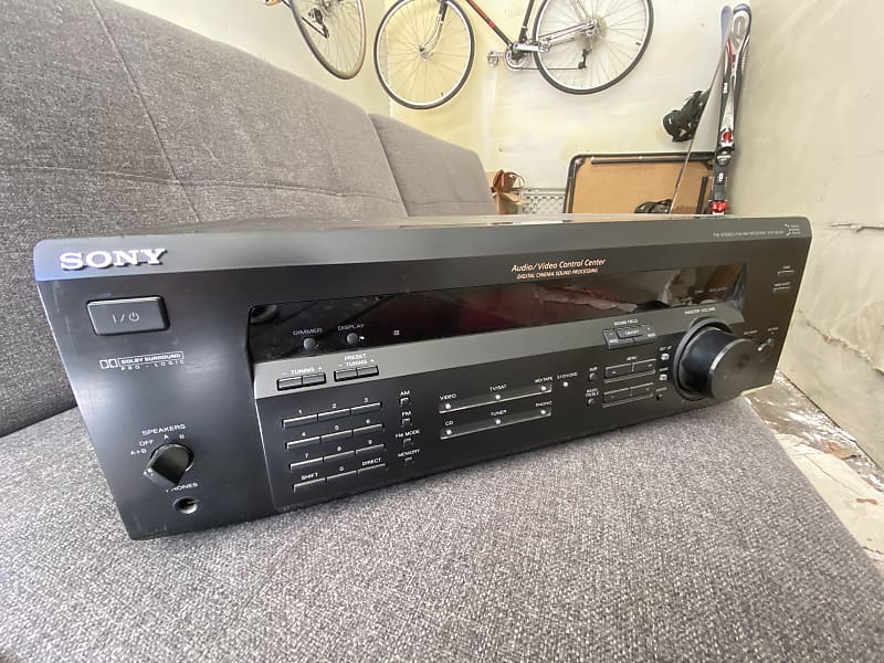 SONY STR-SE491 Audio/Video Control Center 1990’s Black | Reverb