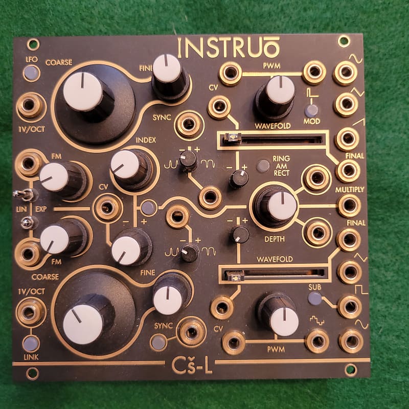 Instruo Cš-L complex oscillator 2021 - Black & Gold | Reverb