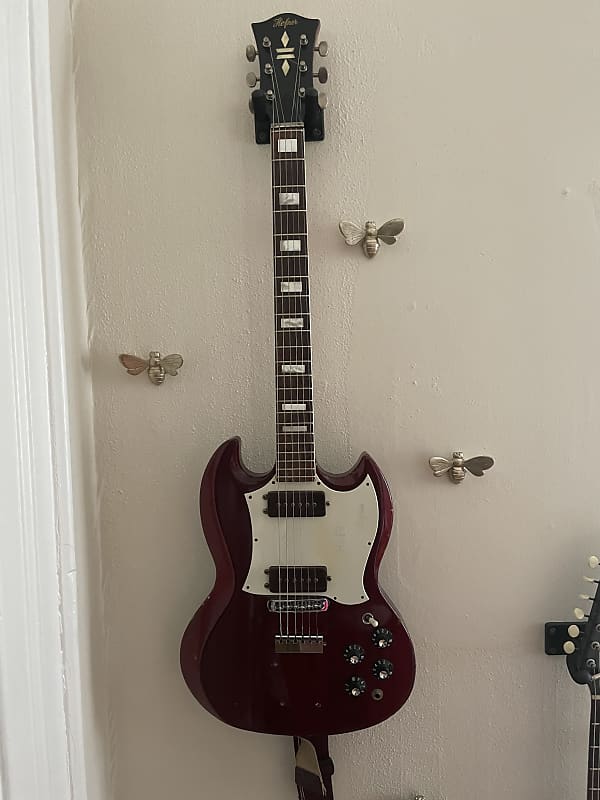 Hofner SG - 174 1971 - Cherry | Reverb