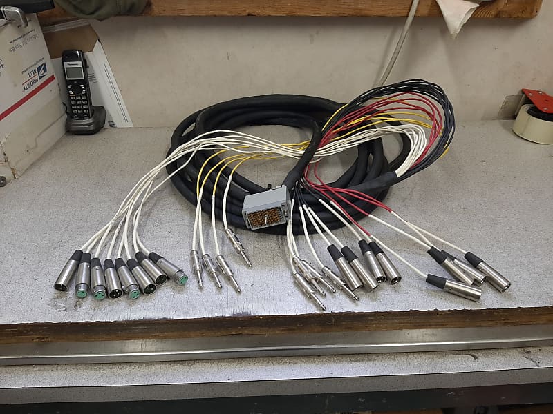 RapCo ELCO EDAC 72-pin to XLR 30' Foot Rapco Snake cable | Reverb