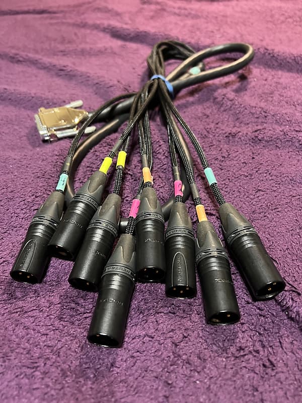 Mogami Gold DB25-XLRM Male 8-channel Analog Interface Cable - | Reverb