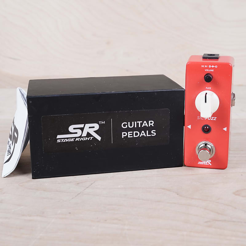 Stage Right SR S1C1 Silicone Fuzz Red Boxed | Reverb