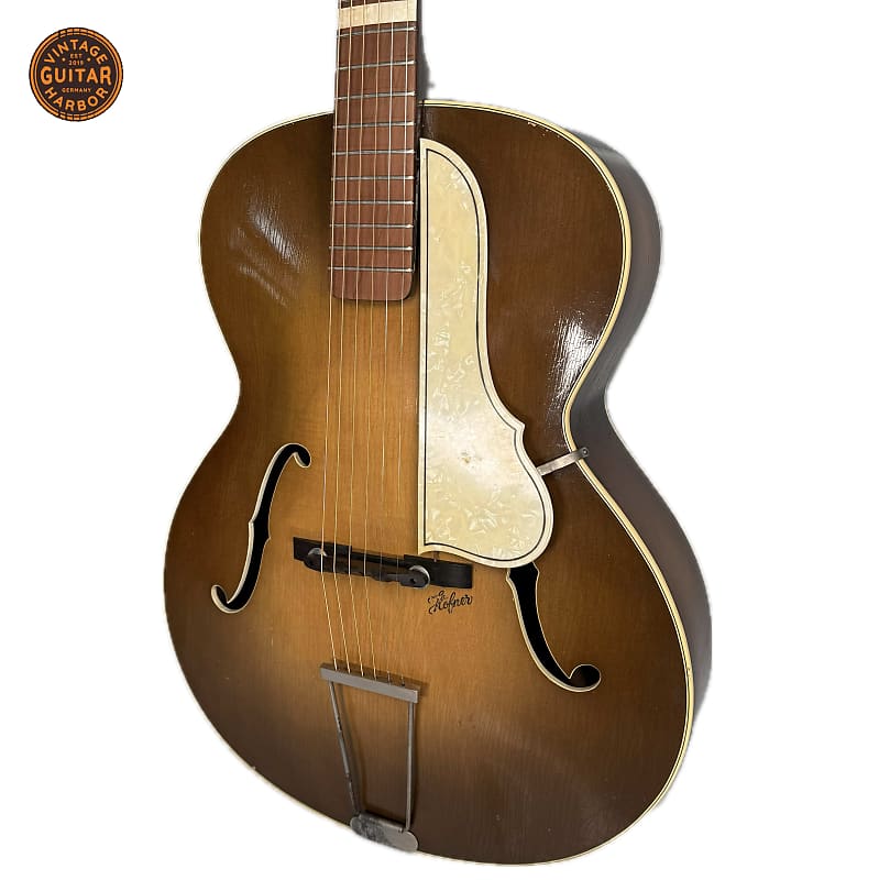 1953 Hofner 455 archtop guitar | Reverb