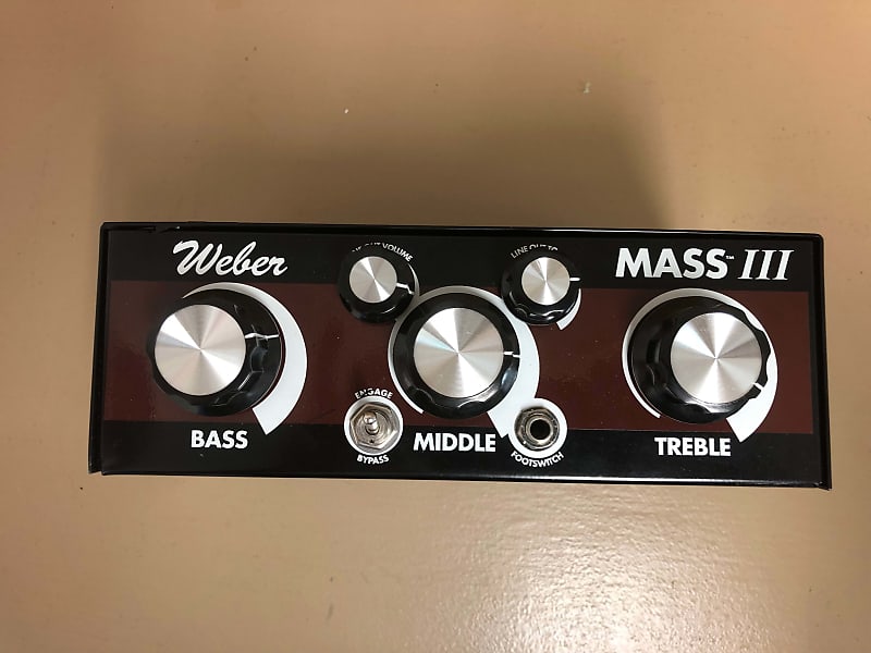 Weber Mass 3 Attenuator Mid 20's - Black | Reverb
