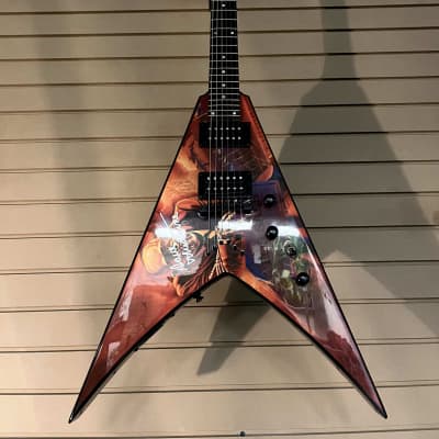 Dave Mustaine Autographed Dean Peace Sells VMNTX PROTOTYPE - | Reverb