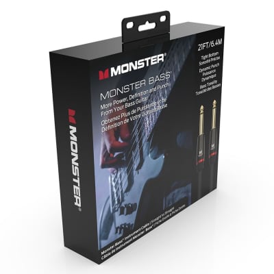 Monster Prolink Monster Bass 21' Instrument Cable | Reverb