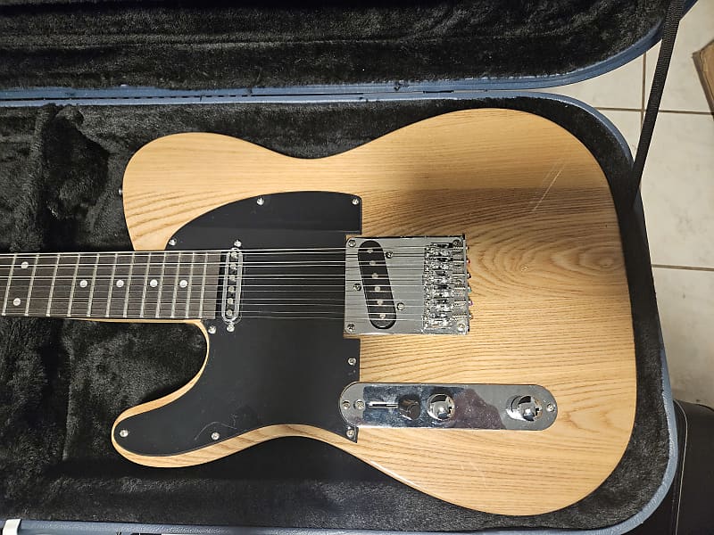 No Brand 12 string T Style electric 2022 - Natural | Reverb