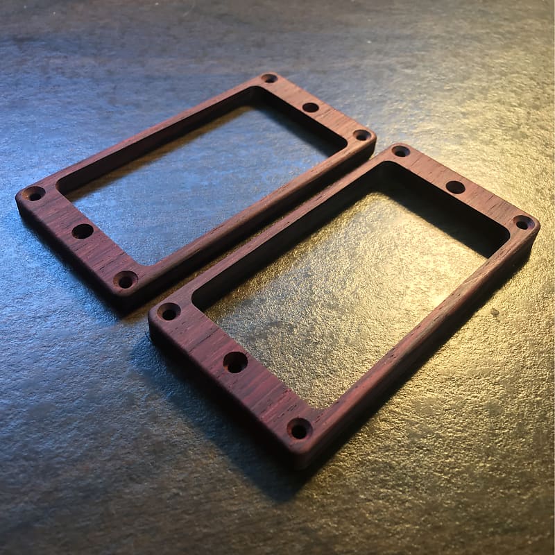 Guilford Indian Rosewood pickup ring set - Recessed Height | Reverb UK