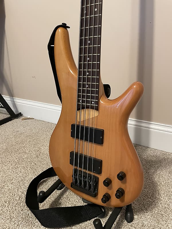 Ibanez SR 505 5-string electric bass Natural | Reverb