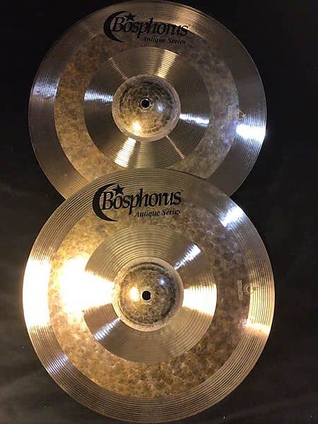 Bosphorus Cymbals - 15" Antique Series Dark Hihats | Reverb