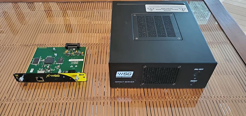 Waves X-WSG I/O card, SoundGrid Impact DSP server, 2019 Black | Reverb