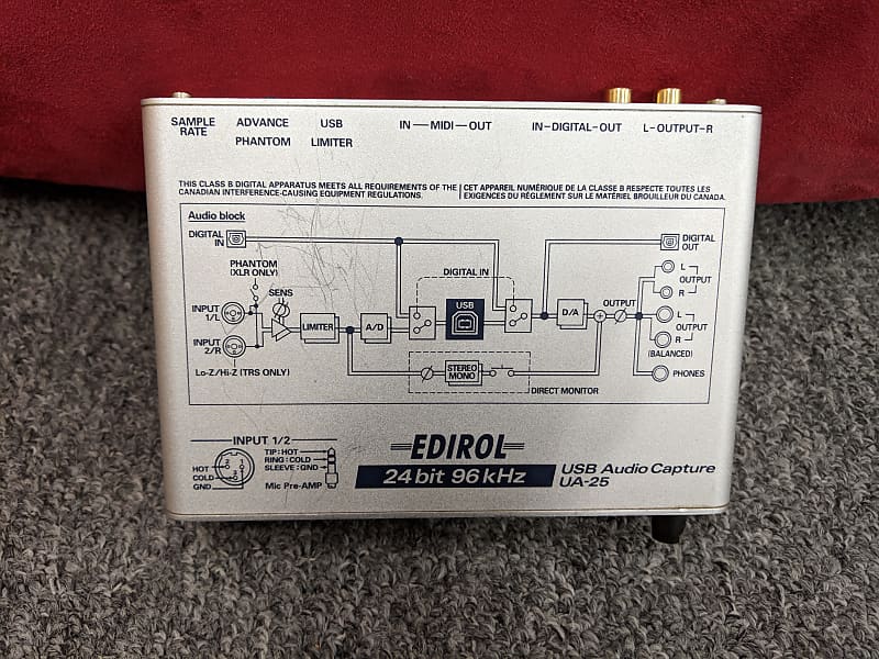 Roland Edirol UA-25 USB Audio Capture | Reverb