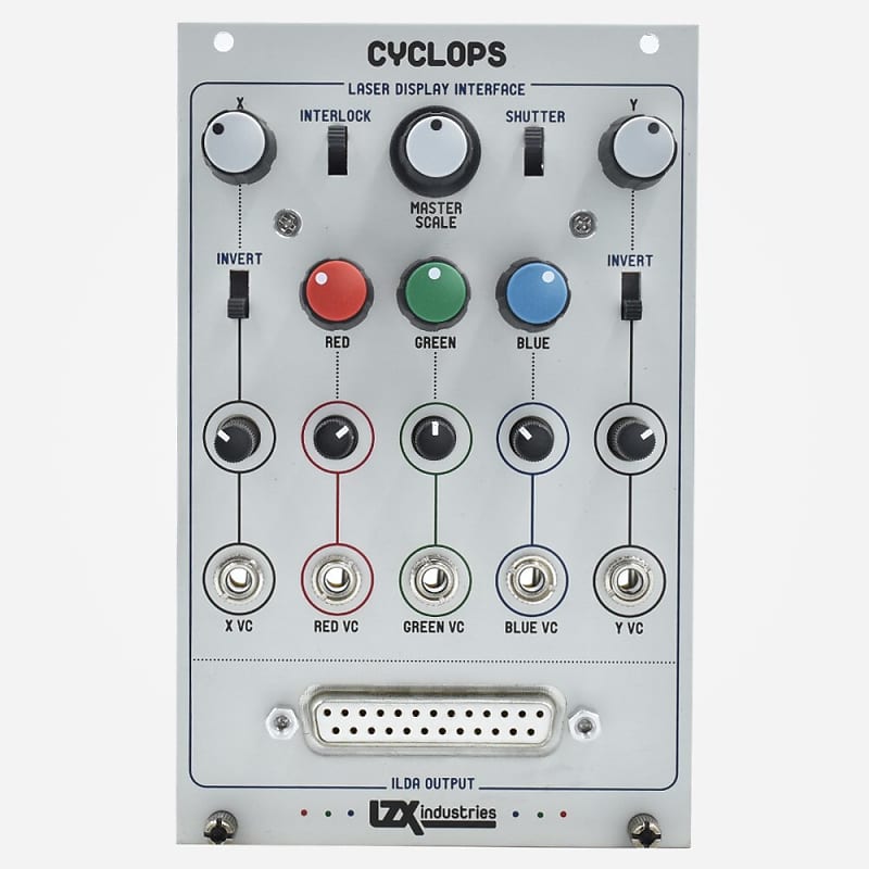 LZX Industries CYCLOPS Eurorack CV to ILDA Laser Interface | Reverb