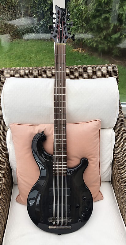 Dean Rhapsody 12 String Bass 2000's - Trans Black | Reverb UK