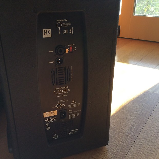 HK Audio Elements E 110 SUB A 1x10 600W Powered Subwoofer | Reverb UK