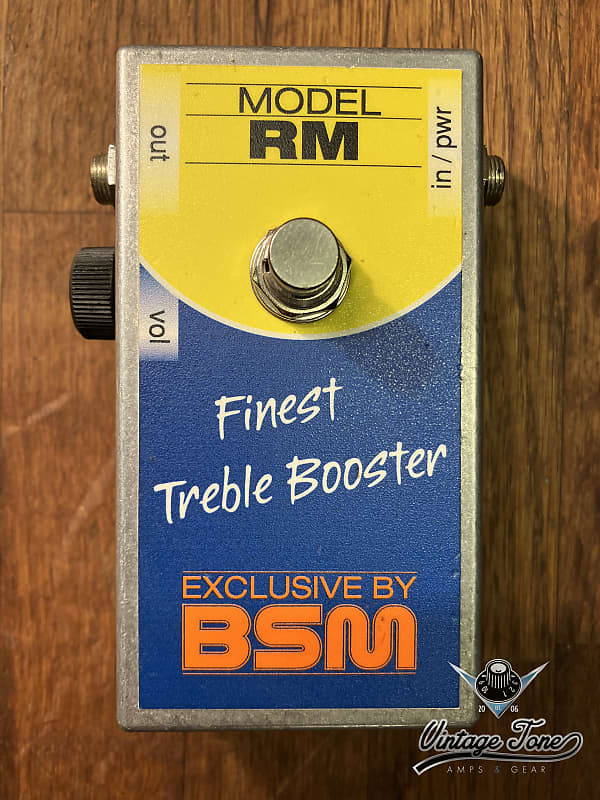 BSM RM Treble Booster 2006 Free Shipping to EU, UK, Swiss, | Reverb