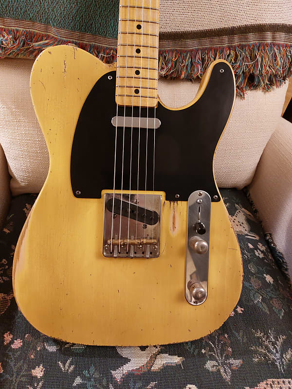 Kingsley Guitars Telecaster 2022 Reliced Butterscotch | Reverb