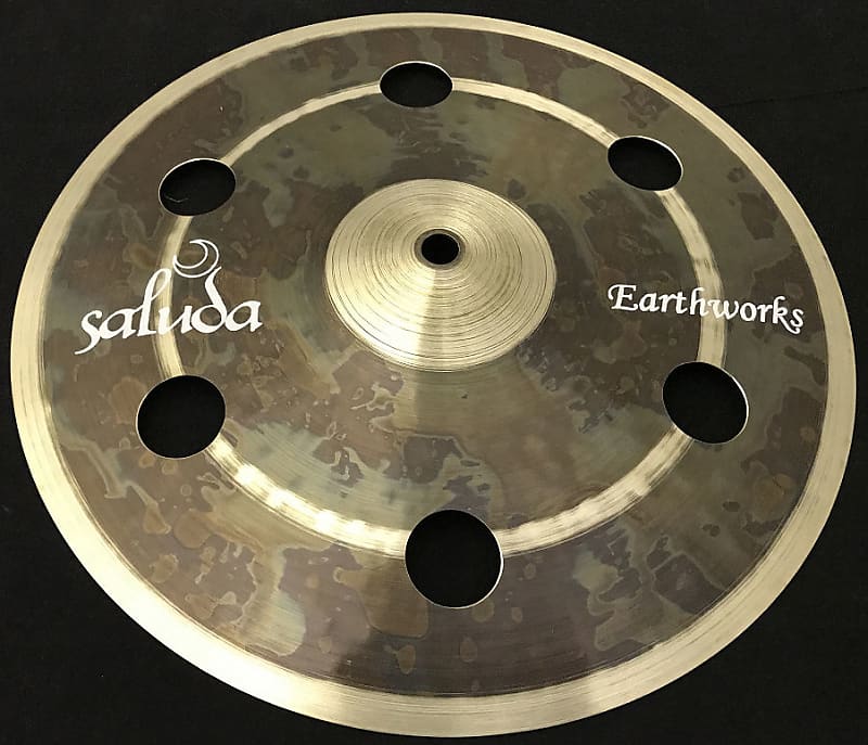 8" Saluda Earthworks Vented Splash Cymbal | Reverb