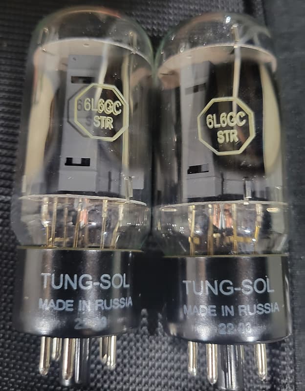Tung-Sol Tung-Sol 6L6GC "STR" Matched Duet Power Tubes | Reverb