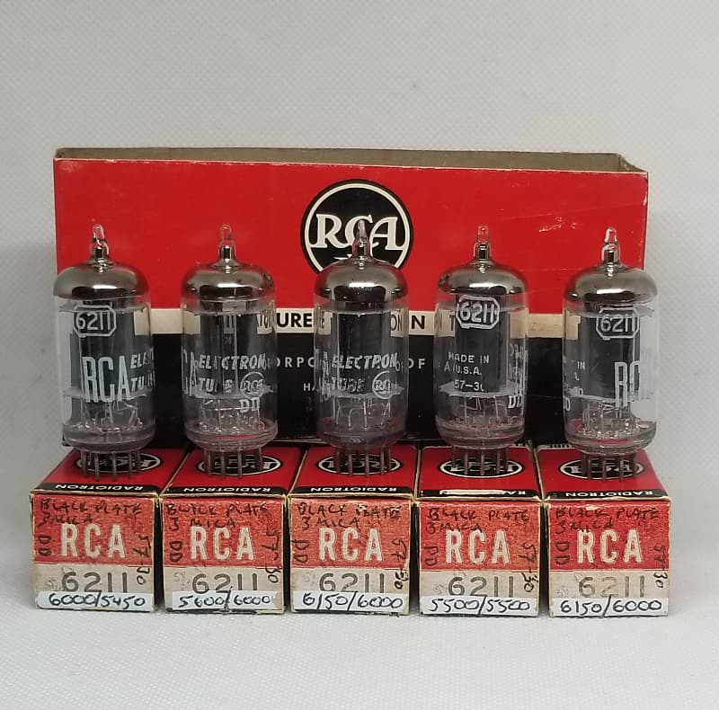 RCA 6211 NIB Black Plate Triple Mica Well Matched Full Sleeve | Reverb