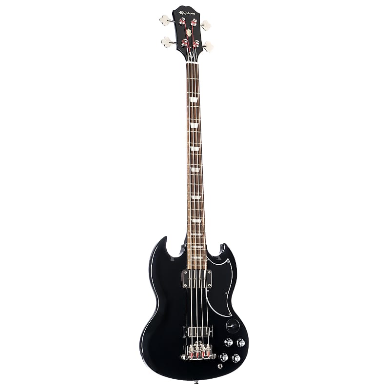 Epiphone EB-3 Bass Ebony - 4-String Electric Bass | Reverb