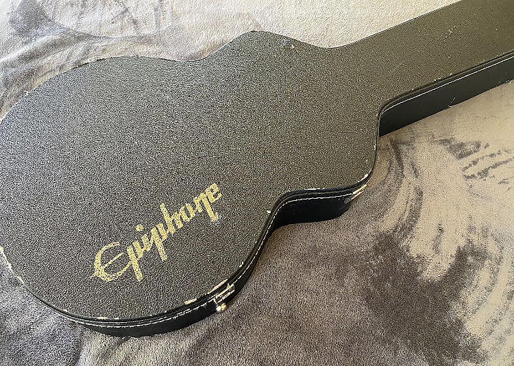 Vintage Epiphone Hard Shell Case for Sheraton, Casino, | Reverb