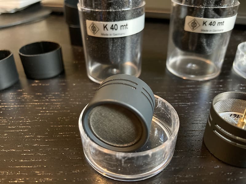 Neumann AK40/K40 cardioid capsule PAIR ~2012 | Reverb