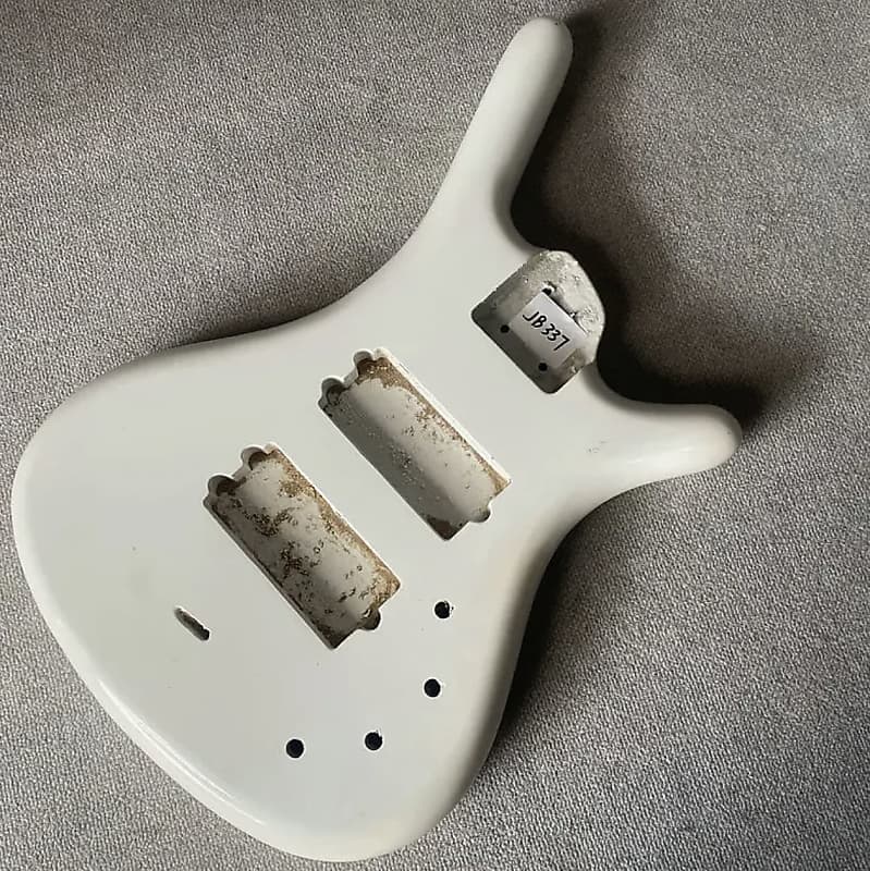 White 4/5 String Electric Bass Guitar Body | Reverb Canada