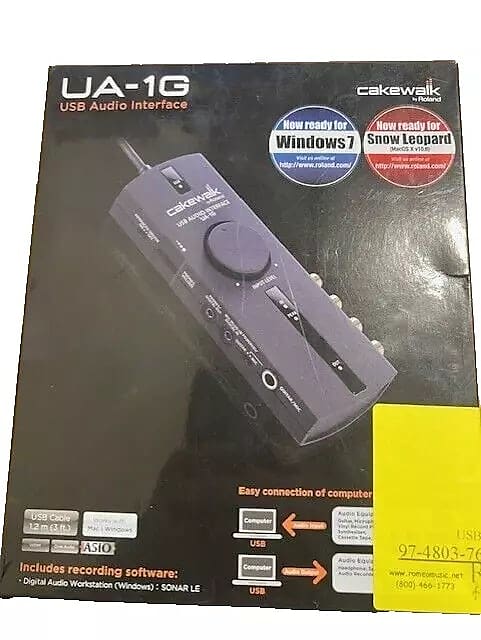 Cakewalk UA-1G USB Audio Interface | Reverb