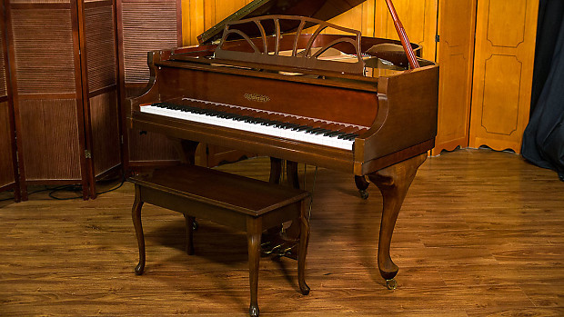 Chickering French Provincial Baby Grand Piano - Model 410 - | Reverb