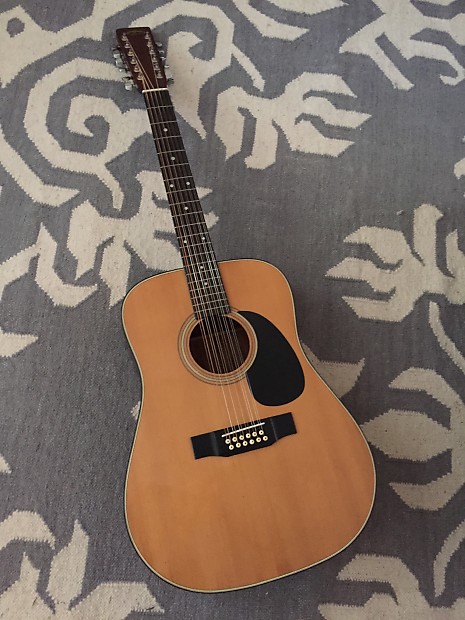 Sigma Martin DM12-5 1982 Natural 12 String Acoustic Guitar | Reverb