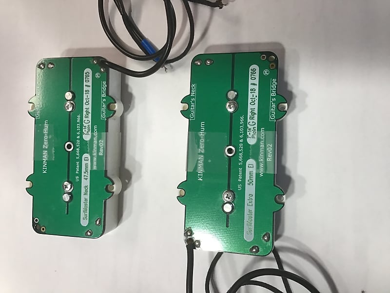 Kinman Surfmaster Zero Hum Jazzmaster Pickup Set 2018 - White | Reverb