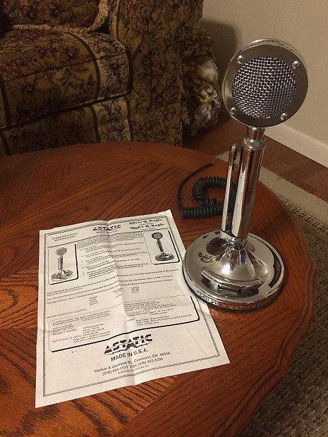 Astatic D104 Silver K Eagle Power Mic. Astatic D104 | Reverb