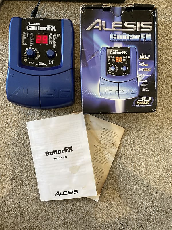Alesis GuitarFX Multi Effects Guitar Pedal w/ Box and Manuals | Reverb