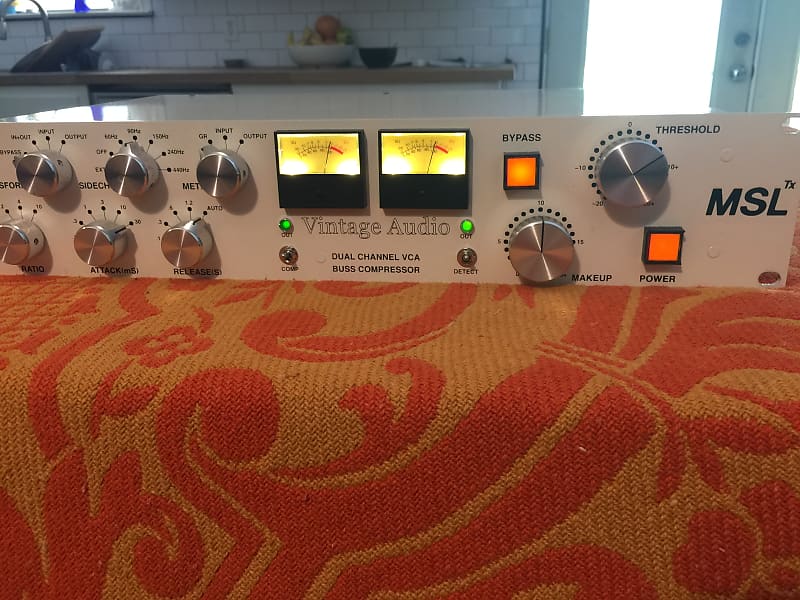 VINTAGE AUDIO MSL-TX, Stereo VCA Buss Compressor, Mix Bus, | Reverb