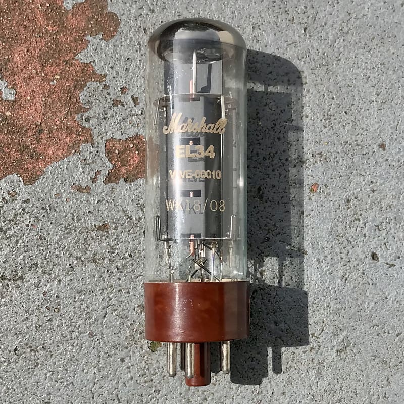 Pair of Marshall branded Shuguang EL34B power valves / | Reverb UK