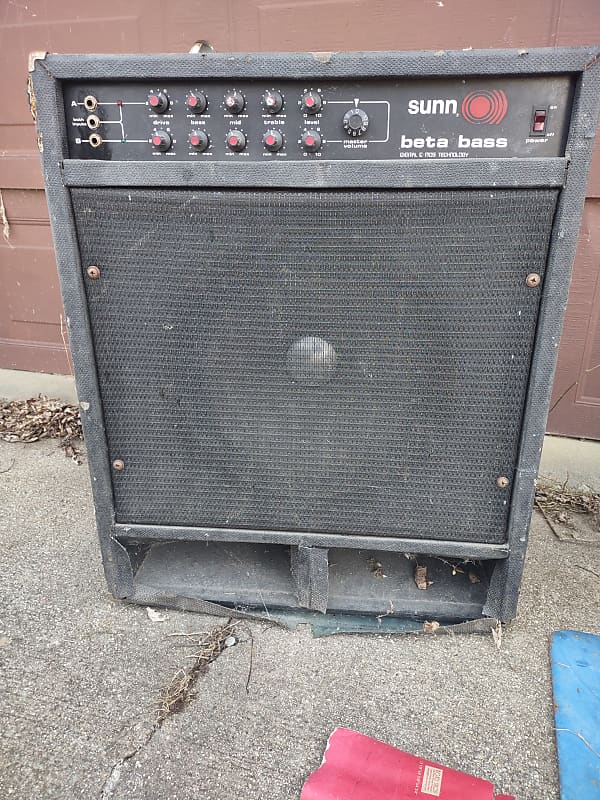 Sunn Beta Bass 115 1972 - Black | Reverb