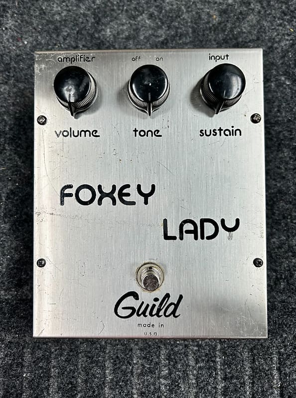 Guild Foxey Lady 3 Knob Fuzz Box Mid 70's | Reverb